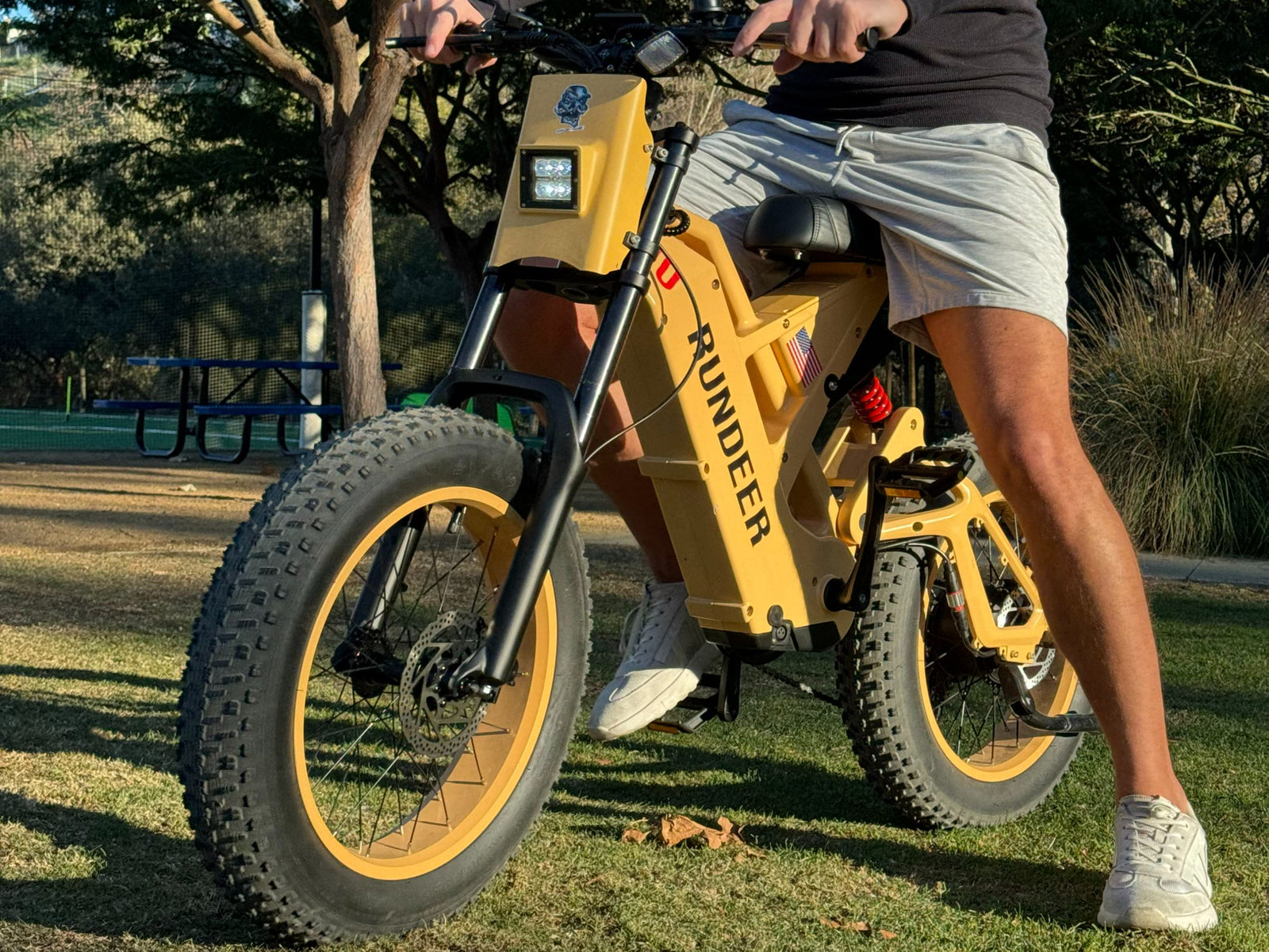 Rundeer Attack 10 Off-Road E-Bike | 1200W Peak Motor, UL Certified